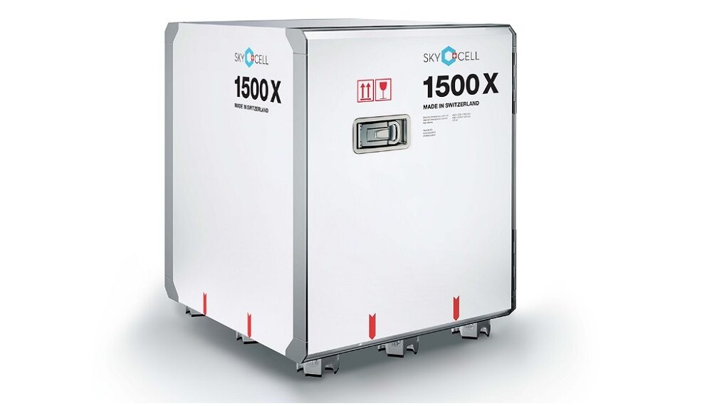 SkyCell launches next gen 1500X pharma container